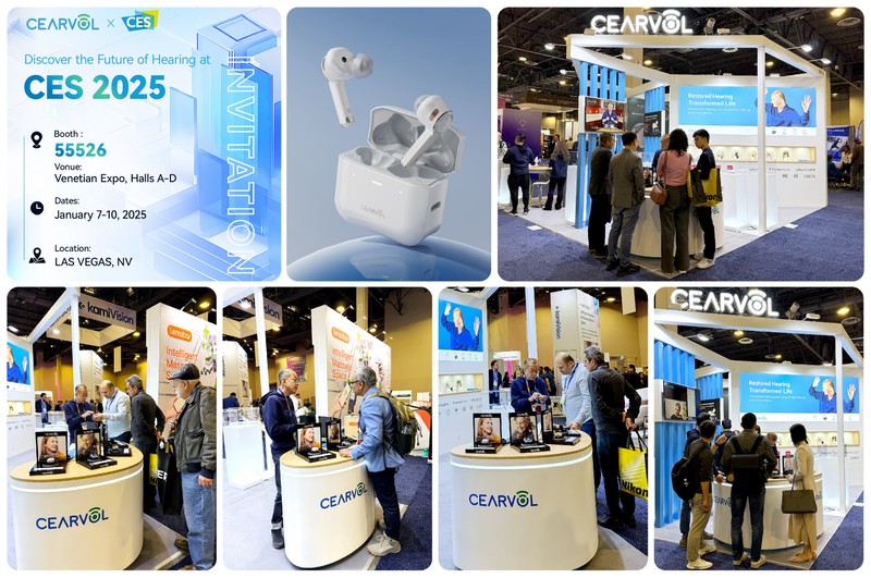 Cearvol Dazzles at CES 2025: Redefining Hearing Technology with Innovation and Style